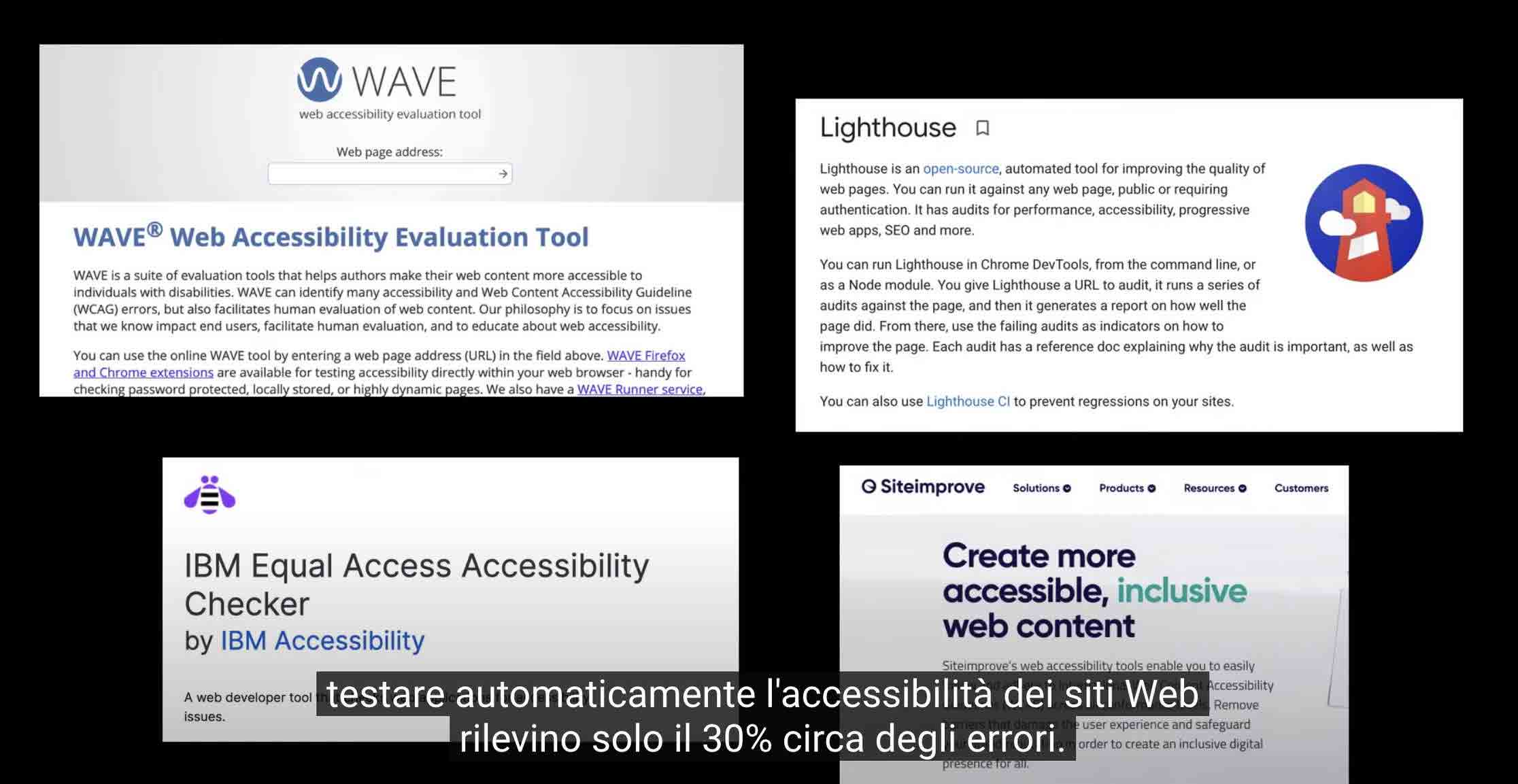 Overlays e Validatori automatici rendono accessibili i siti web delle ...