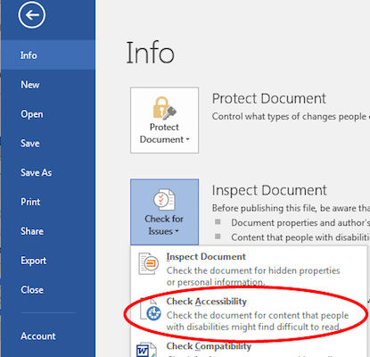 Creazione di documenti accessibili con Microsoft Word - Siti Accessibili